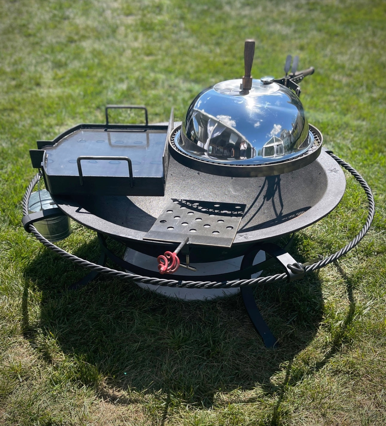 The Ultimate Cooking System- Outdoor Fire Pit | Sea Island Forge