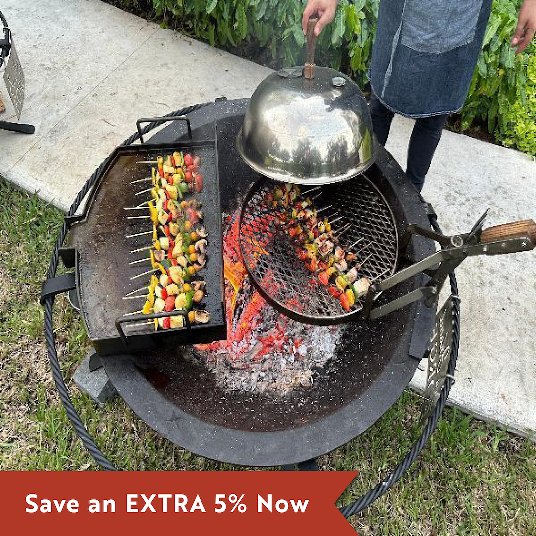 The Ultimate Cooking System- Outdoor Fire Pit | Sea Island Forge