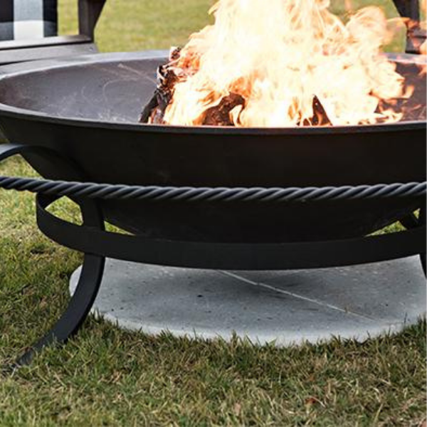 Ground Cover - Concrete Tabby Fire Pit Pad | Sea Island Forge