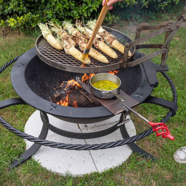 Ground Cover - Concrete Tabby Fire Pit Pad | Sea Island Forge