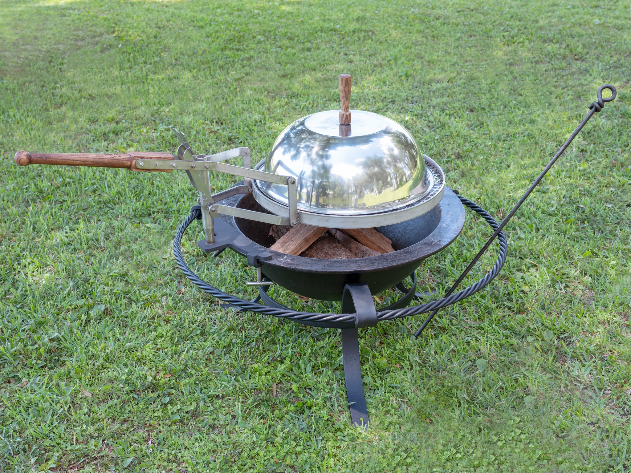 The Grilling System - Fire Pit Grill | Sea Island Forge