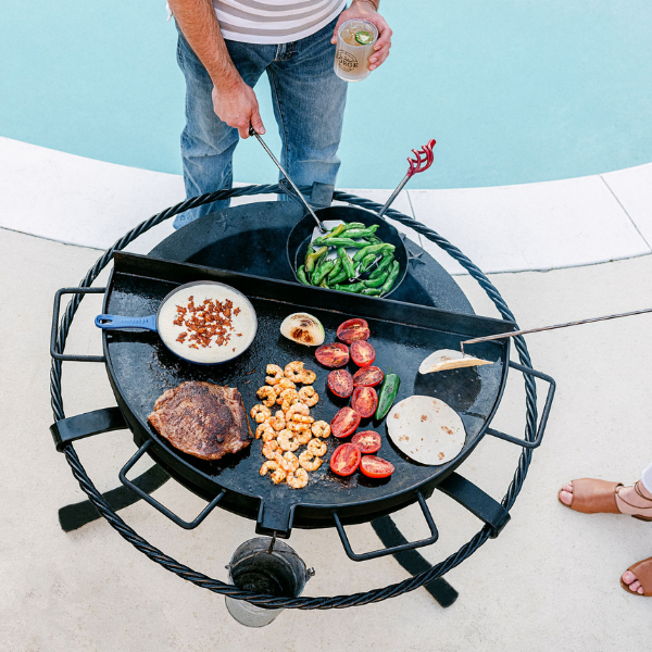 The Ultimate Cooking System- Outdoor Fire Pit | Sea Island Forge