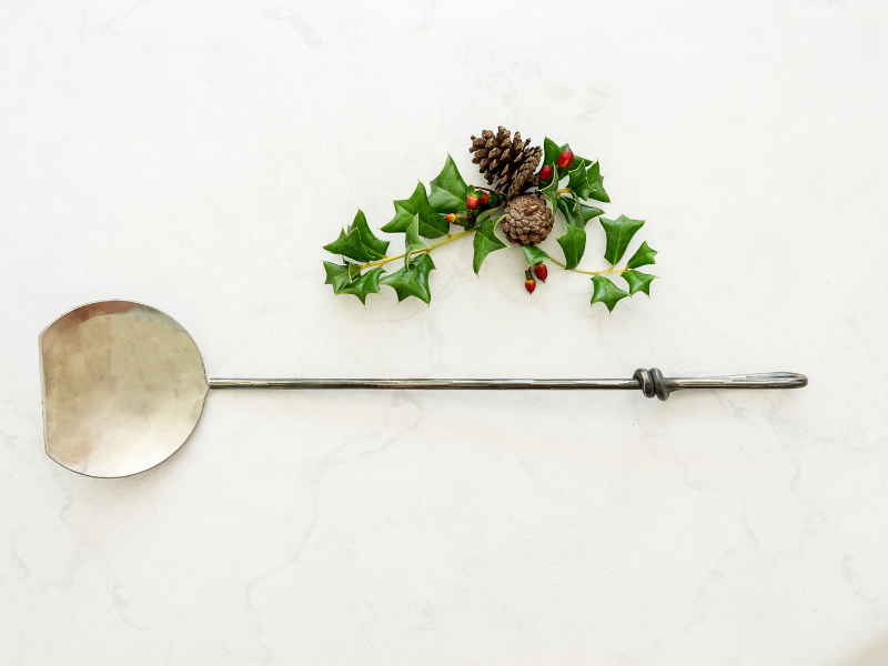 Paella Spoon - Hand Forged | Sea Island Forge