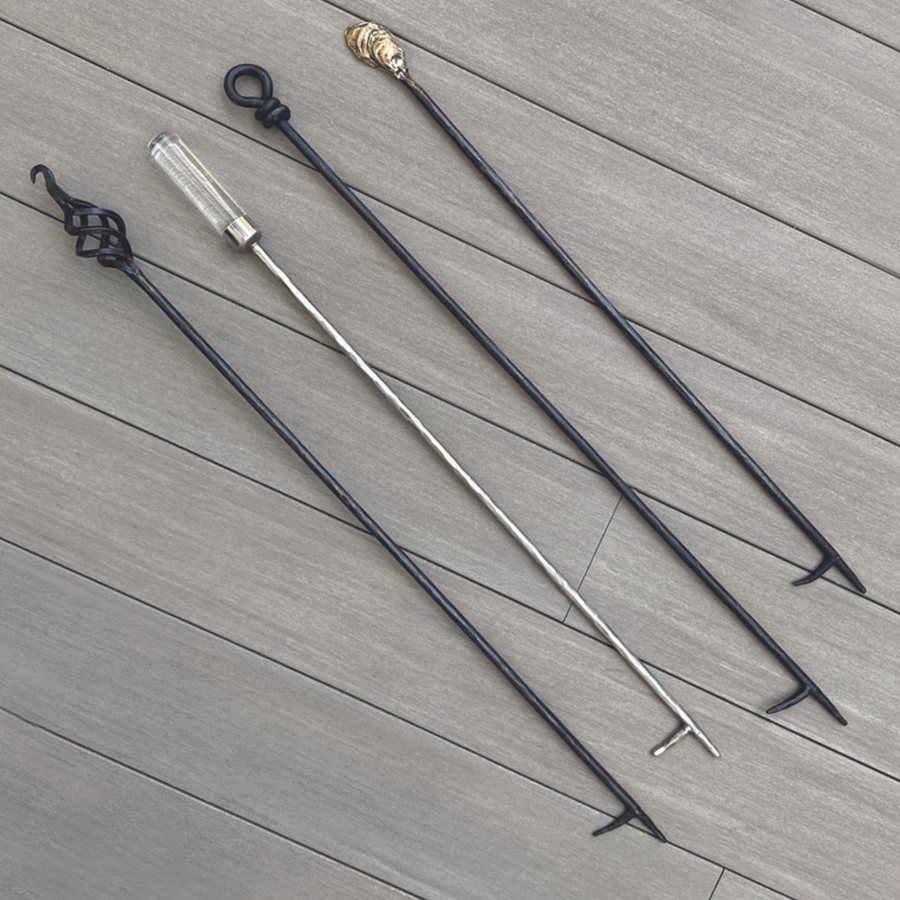 Hand-forged Fire Pokers - Fire Pit Poker | Sea Island Forge